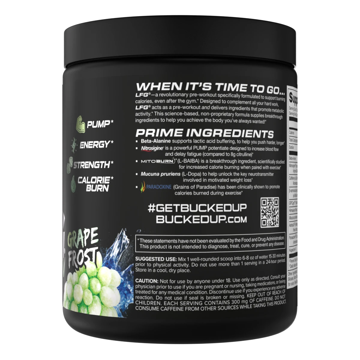 LFG Burn | Best Thermogenic Pre Workout for Weight Loss - Bucked Up